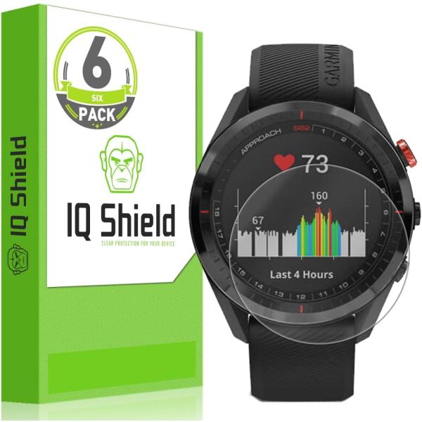 商品名IQShield スクリーンプロテクター Garmin Approach S62対応 (6枚パック) 気泡防止クリアフィルムIQShield Screen Protector Compatible with Garmin Approa...