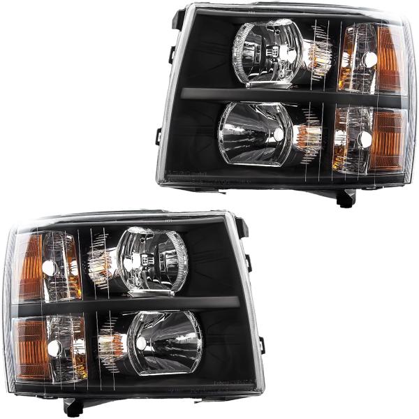 商品名PHILTOP Front Left Right Headlight Assembly Fit For Silverado 1500 2007-2013, Silverado 2500 HD/Silverado 3500 HD 200...