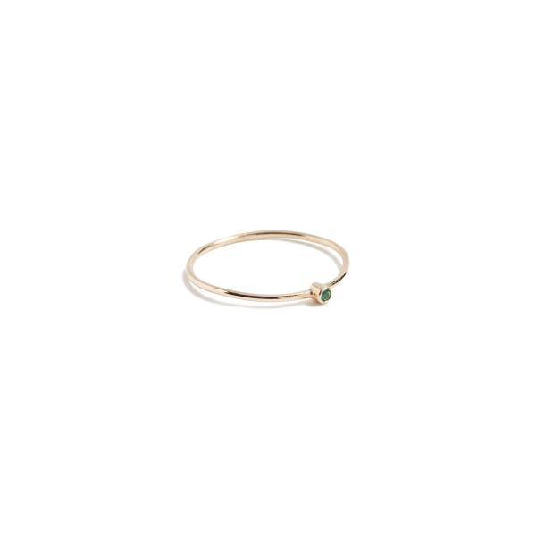 商品名:  Jennifer Meyer Jewelry Women's 18k Gold Thin Emerald Ring, Emerald, 6ブランド: Jennifer Meyer商品番号: 色: Emerald素材: Metal...