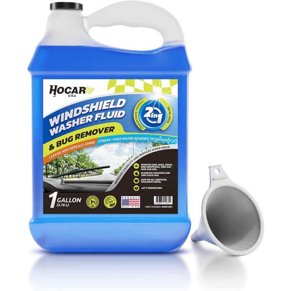 商品名HOCAR USA Windshield Washer Fluid, Windshield Wiper Fluid, Premium Quality 1 Gal - Free Funnel Includedブランド：HOCAR USA...