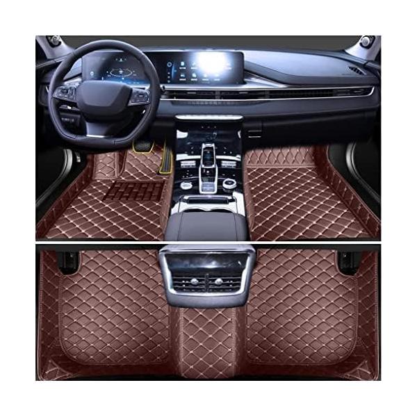 商品名VOZAR car Floor Mats fit for Dedicated Custom Style Luxury Leather All Weather Protection Floor Liners Full car Floor...
