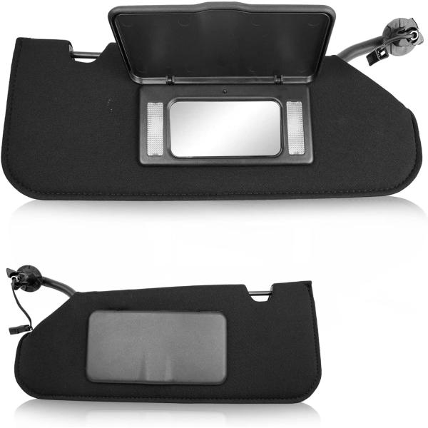 商品名Jaronx シボレー コルベット C6 サンバイザー 2005-2013 C6 サンバイザー バニティミラー交換用 Homelinkサンバイザーなし 左ドライバーと右助手席サンバイザー交換用 23142243 23142245Jar...