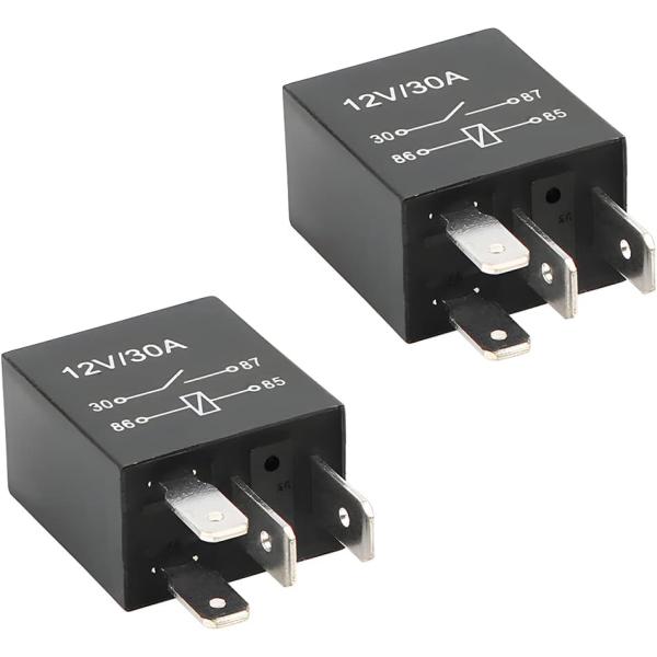 商品名BLAU GRUN 4ピン 12V 30A リレー 多目的 自動車用リレー 高耐久 標準リレー 自動車モーター用 ユニバーサル交換用アクセサリーBLAU GRUN 4 Pin 12V 30A Relay Multi-Purpose A...