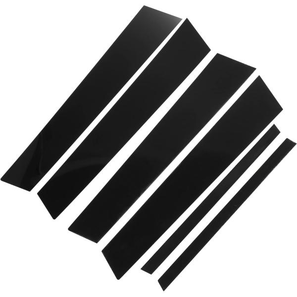 商品名X AUTOHAUX 6 Pcs Door Cover Panel Trim Pillar Posts Exterior Door Window Anti Scratch Stickers for Ford Explorer Moun...