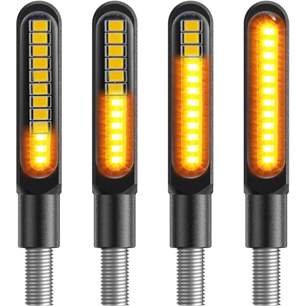 商品名Kinstecks 4個 オートバイインジケーター 流れるウィンカーライト モーターバイクターニングインジケーター 12V 12LED オートバイ用Kinstecks 4PCS Motorcycle Indicators Flowin...