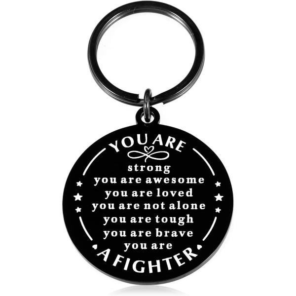 商品名Get Well Soon Gifts レディース メンズ インスピレーショナル キーホルダー 手術後ギフト 男性 女性 強い 感謝のギフト 友達 学生 誕生日 卒業ギフト, ブラック, SmallGet Well Soon Gift...