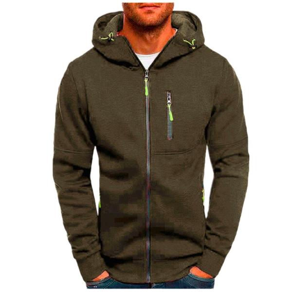 商品名:  WERLIN Men's Hooded Jackets Coats Casual Jacket Mens Hoodies Maleブランド: WERLIN商品サイズ: 3X-Large商品番号: 色: Amry Green素材:...