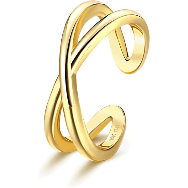 商品名Jstyle 14k Gold Filled Toe Rings for Women Adjustable Toe Ring Band Rings Cubic Zirconia Daisy Flower Toe Rings Summe...