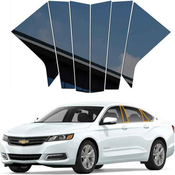商品名Window Pillar Posts Compatible with 2014-2020 Chevy Impala Glossy Black Pillar Posts Door Trim Cover 6pcsブランド：AutoJoy...