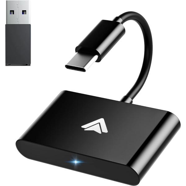 商品名WQQBFF Wireless Android Auto Car Adapter，Android Phones Converts Wired Android Auto to Wireless - Direct Plug-in Type...