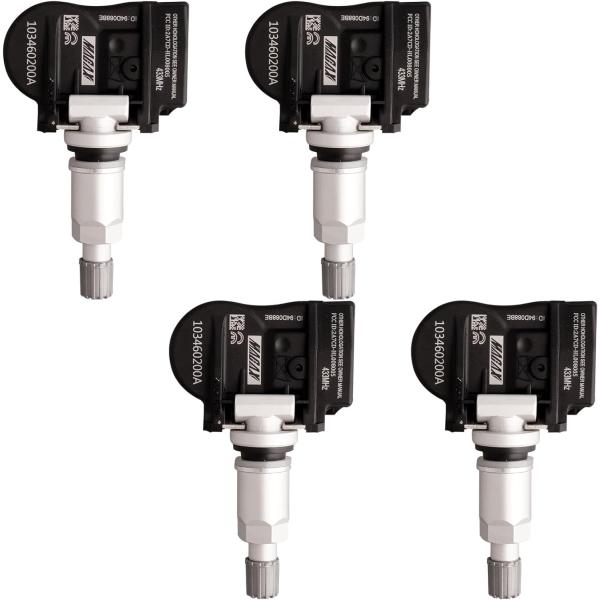 商品名MACAX 4Pcs TPMS Tire Pressure Monitoring System Sensor 433 MHz Auto Re-learn Adaptation Compatible with Tesla Model S...