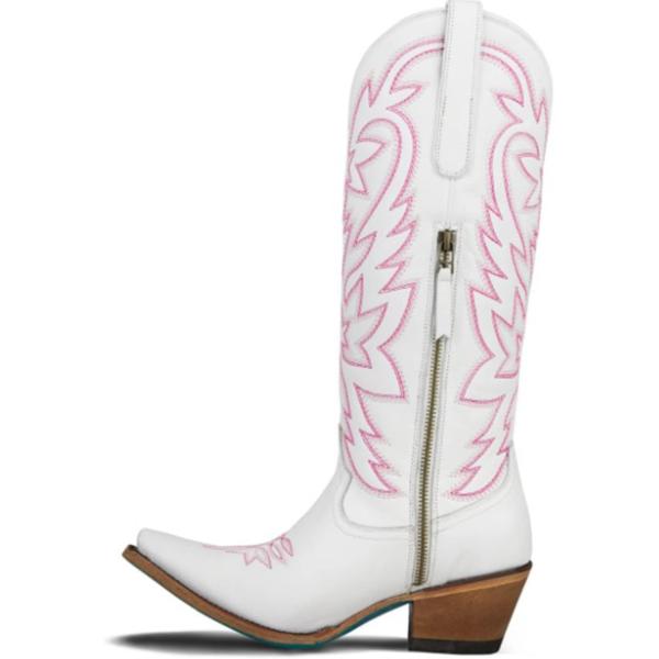 商品名Lane Women's Smokeshow Western Boot Snip Toe White 8 M USブランド：Lane商品サイズ：8商品番号：LB0526C色：White素材：Leather