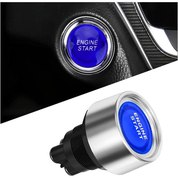 商品名zipelo Car Start Engine Button Stater, 12V DC Push Start Ignition Switch, Auto Engine Momentary Start Stop Push Butto...