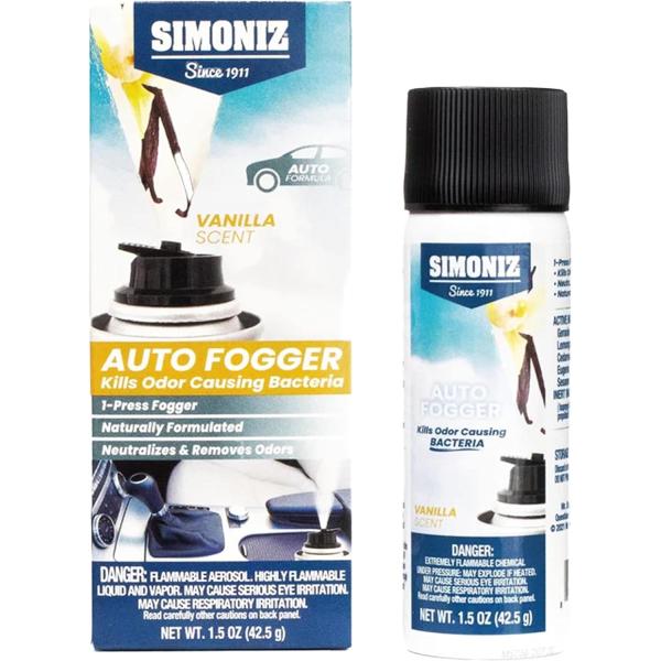 商品名Simoniz Car Bomb Fogger Car Air Freshener: Powerful Car Fogger Odor Eliminator &amp; Refreshing Mist (Vanilla, 1 Pack...