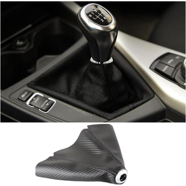 商品名zipelo カーシフトブーツカバー ユニバーサルオートギアシフトノブダストプロテクター レザー手動オートシフターシフトブーツカバー ギアスティックゲートル ほとんどの車に対応 (ブラック)zipelo Car Shift Boot ...