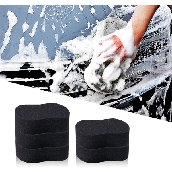 商品名Sodcay 洗車スポンジ 5個 ハニカム8圧縮スポンジブロック 厚いフォームスクラバーキット クリーニングスクラバー 車 バイク ボート用 (ブラック)Sodcay 5 PCS Car Wash Sponge, Honeycomb ...