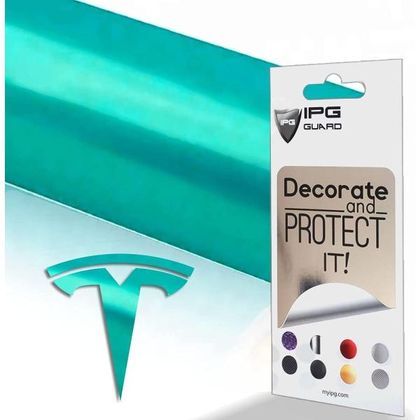 商品名IPG Compatible with Model 3 Decal (9 Logo Set) Stickers Set Personalize Your Vehicle (Shiny Turquoise)ブランド：IPG商品サイズ：高...