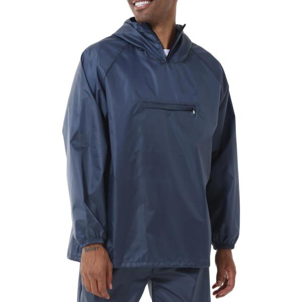 商品名:  AXESQUIN Men's Lightweight Wind Water-Resistant Pullover Windbreaker Coat, Navy, Mediumブランド: AXESQUIN商品サイズ: Medium...