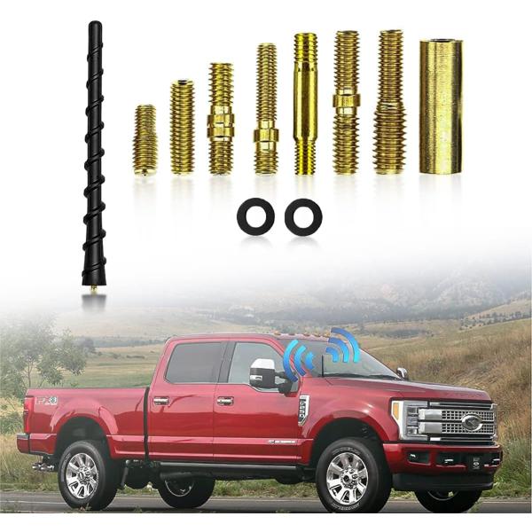 商品名Ziciner 車用スパイラルアンテナ 7インチ オートユニバーサルトッパー 防水ABSゴム 柔軟な交換用ショートアンテナマスト ネジ付き 自動車外装装飾アクセサリー ほとんどの車に対応 (1個 #ブラック)Ziciner Car S...