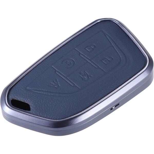 商品名VekAuto 5 Button Car Smart Key Fob Case Compatible for Cadillac Escalade CT5 CT6 2020-2022, Protective Faux Leather B...