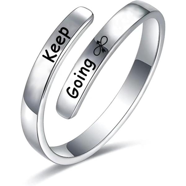 商品名925 Sterling Silver Rings Inspirational Jewelry for Women Faith Cross Ring Gifts for Daughter Teen Girls Friend Faith...