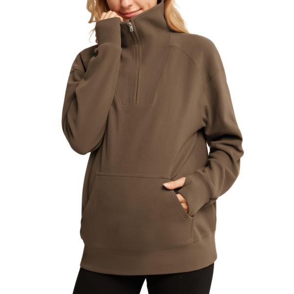 商品名:  Maternity Tops Fleece Sherpa Lined Hoodies Winter Causal Loose Fit Pullover Coffeegrey XLブランド: Maacie商品サイズ: X-Larg...