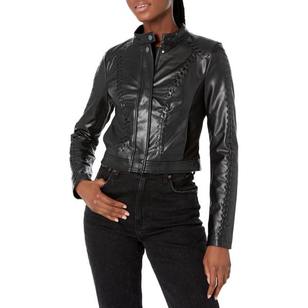 商品名:  GUESS Women's Long Sleeve Adler Jacket, Jet Black Multiブランド: GUESS商品サイズ: Small高さ: 50cm横幅: 32cm奥行: 6cm重量: 635g商品番号:...