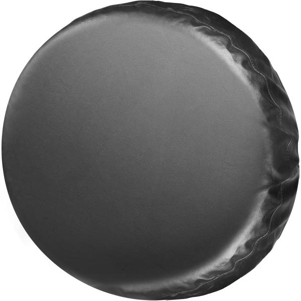 商品名ESEWALAS ブラック PVC レザー スペアタイヤカバー ジープタイヤカバー 防水 防塵 キャンパーホイールカバー ユニバーサルフィット ジープ トレーラー RV SUV トラック 多くの車両に対応 (タイヤ直径31~35インチ...