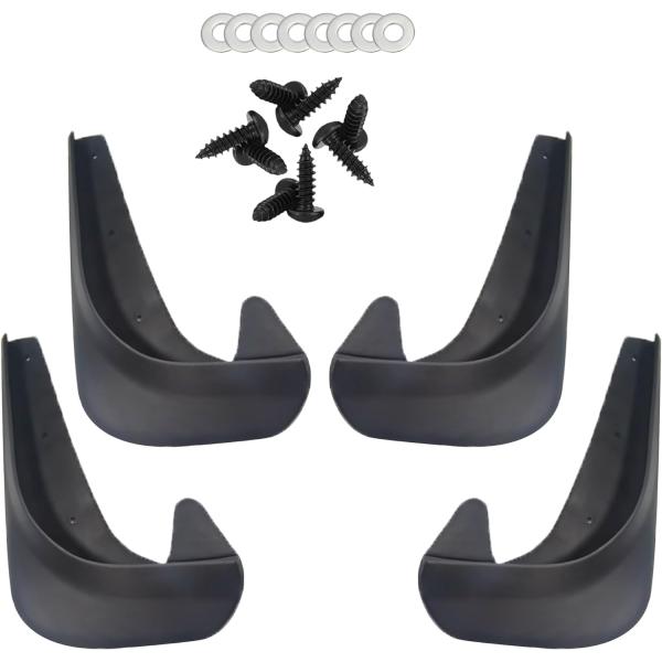 商品名車用マッドフラップ 4個 柔軟なフロント&amp;リアホイールフレア スプラッシュガード 車体保護 ユニバーサル自動車外装アクセサリー フェンダーフレア 車 トラック SUV バン用4PCS Mud Flaps for Car,Fle...