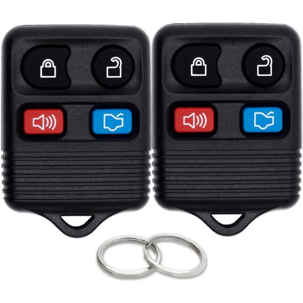 商品名Xucanarmy フォードキーフォブ 2個パック リモートキー交換用 Ford Edge Mustang Explorer Fusion Econoline Expedition Five Hundred F150 F250 F35...