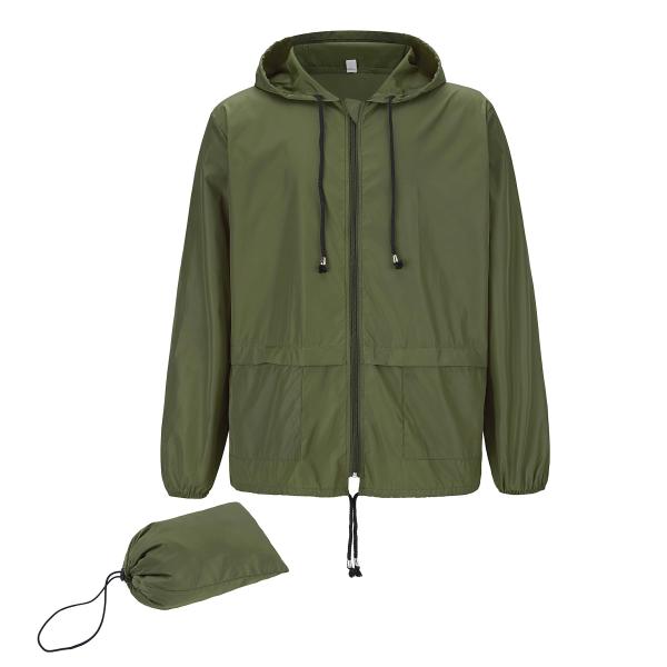 商品名:  Zando Rain Jacket Men Rain Coats for Men Rain Jackets Waterproof with Hood Windbreaker Jackets for Men Outdoor Men...