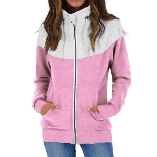 商品名:  GDDXLM Women 's Zip Up Sweatshirt Plus Size Thick Warm Coats Stand Up Collar Long Sleeves Outwears Solid Color Pat...