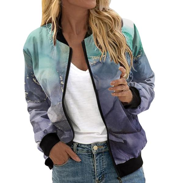 商品名:  DPTALR Women's Bomber Jacket Casual Coat Zip Up Outerwear Windbreaker with Pockets S-XXL Lightning Deals of Today ...