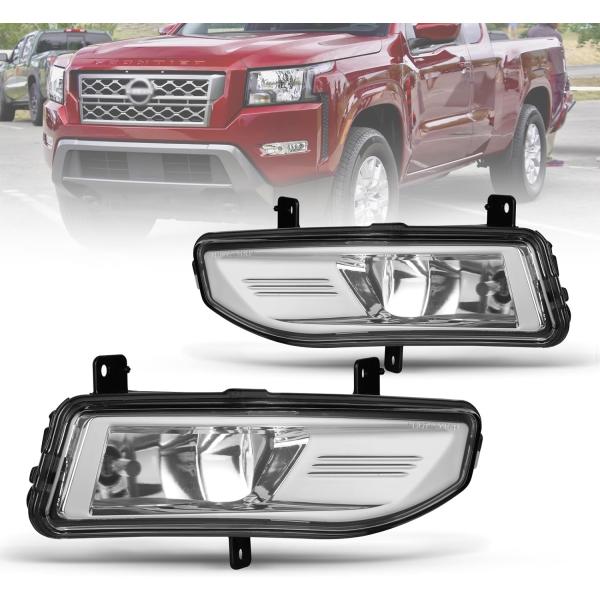 商品名AUTOWIKI フォグライト 2022 2023 日産フロンティア OEM フロントフォグライトアセンブリ 交換用 22-23 フロンティア S SV クリアレンズ フォグランプ 1ペア スイッチと配線ハーネス付きAUTOWIKI ...