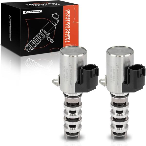 商品名A-Premium 2-PC Left and Right Engine Variable Valve Timing (VVT) Solenoid Compatible with Nissan Altima 2007-2014, Mu...