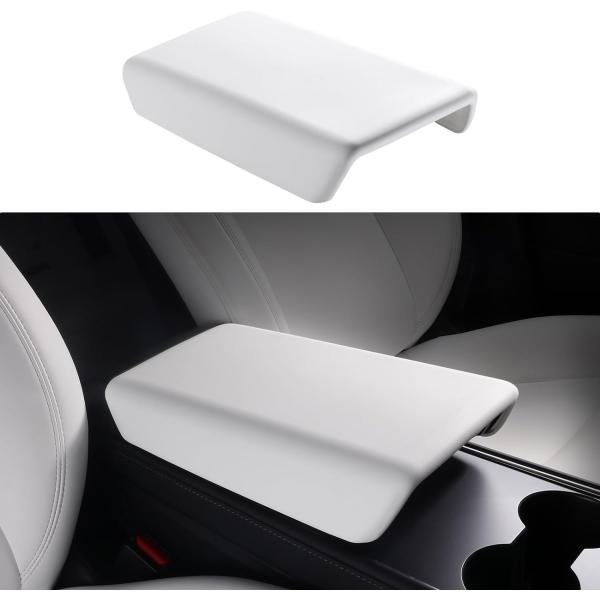 商品名BASENOR Tesla Model 3 Model Y Center Console Cover TPE Armrest Cover Non-Slip Protector Armrest 2016-2024 Tesla Inter...