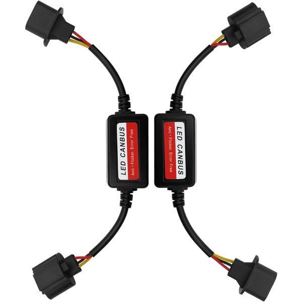 商品名NTNEV H13 LEDヘッドライトデコーダー H13/9008 ヘッドライトバルブデコーダー抵抗器 車用LED警告キャンセラーコンデンサ抵抗器(2個)NTNEV H13 LED Headlight Decoder, H13/900...