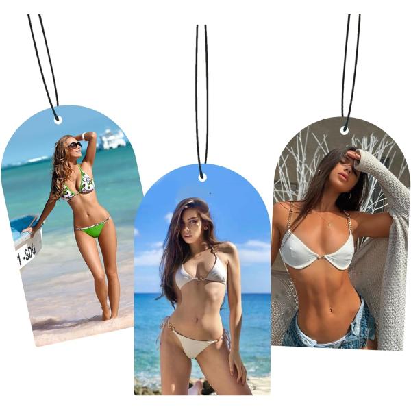 商品名Custom Air Freshener for Car, BYBOUS Your Photo On Personalized Air Freshener Both Sides, for Car,Wardrobe,Bathroom,H...