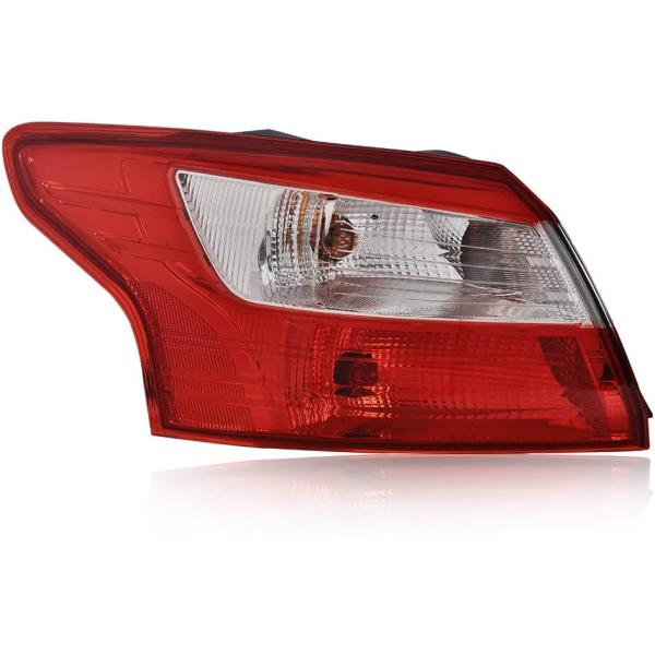 商品名GRAND ORANGE Tail Light Rear Left Driver Side Brake Light Compatible With Ford Focus 4-Door Sedan 2012 2013 2014 DM5Z...