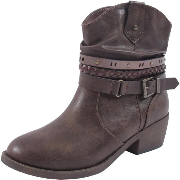 商品名Jellypop レディース Loraine アンクルブーツ, ダークブラウン マルチ, 9.5Jellypop Women's Loraine Ankle Boot (Dark Brown Multi, numeric_9_poin...
