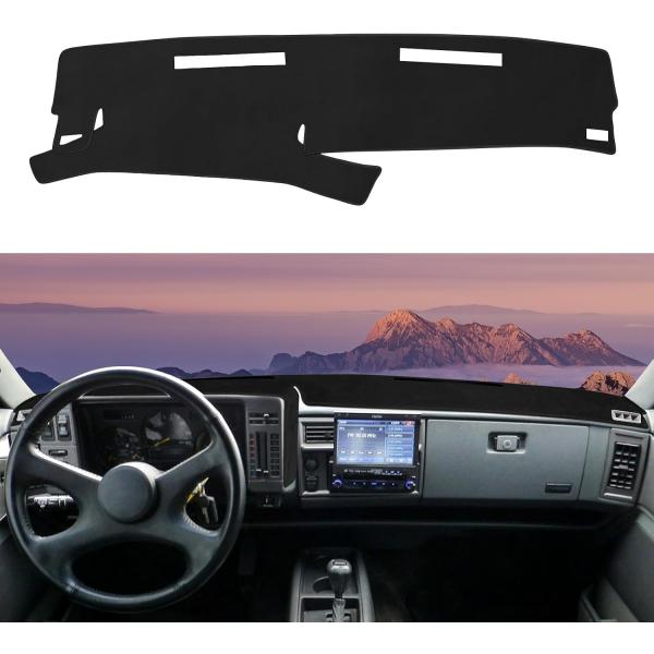 商品名Rilsen Dashboard Cover Mat Custom Fit for 1986-1993 Chevy S10 Blazer/GMC S15 Jimmy Sonoma/1991-1994 Oldsmobile Bravad...
