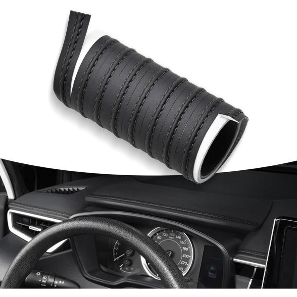 商品名Miytsya 1 PC Car Interior Trim Strip, 6.5Ft Door Gap Instrument Panel Gap Filler Strip, DIY Flexible Leather Line Int...