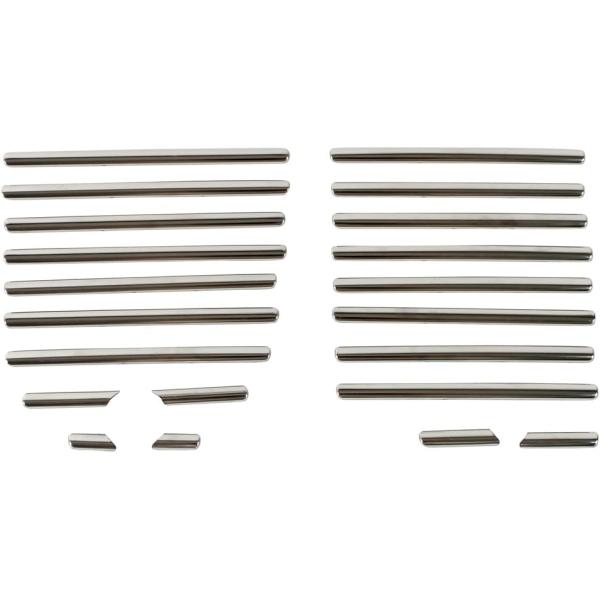商品名for Honda CR-V CRV 2023 2024 Chrome Exterior Front Center Middles Grille Decoration Cover Trim Stainless Steel Car Ac...