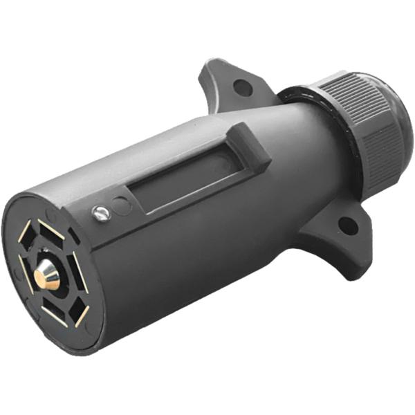商品名QODOLSI RV7ピントレーラープラグ IP68防水シール付き 取り外し可能 7ウェイラウンドRVスタイルトレーラーサイドコネクター 7ポイントトレーラー配線プラグ ユニバーサルヘビーデューティーRVトレーラーアクセサリーQODO...