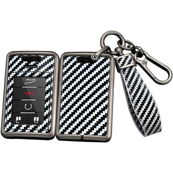 商品名ontto Key Fob Protector Fit for Cadillac 2011-up Smart Remote Metal Car Key Cover Full Protection for ATS CTS DTS XTS...