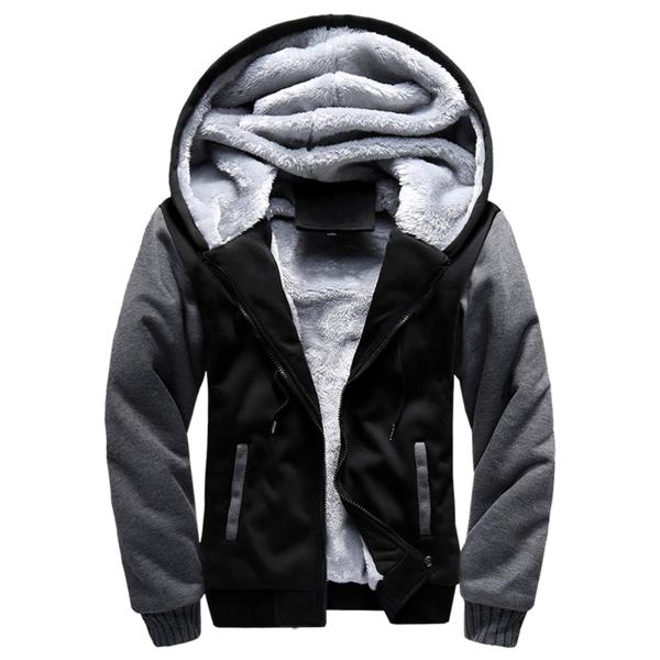 商品名:  GIANTHONG Trench Coat Men Men's Winter Work Coats Winter Outdoor Denim Jacket Men Black Hoodie Winter Jackets for ...