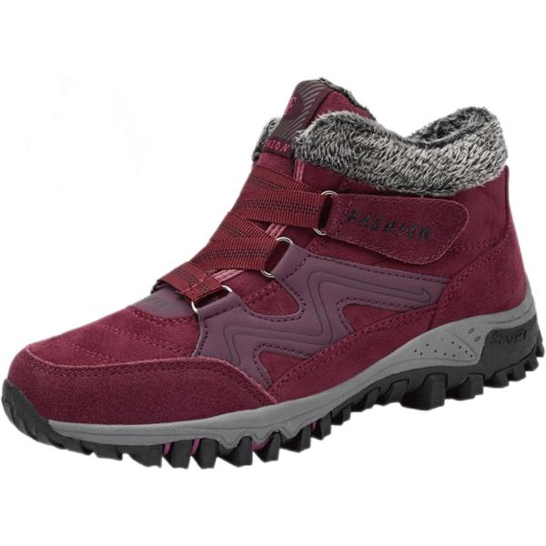 商品名LELEBEAR Winter Boots for Women Waterproof Snow Warm Fur Lined Anti-Slip Booties Outdoor Walking Non-Slip Trekking Sn...