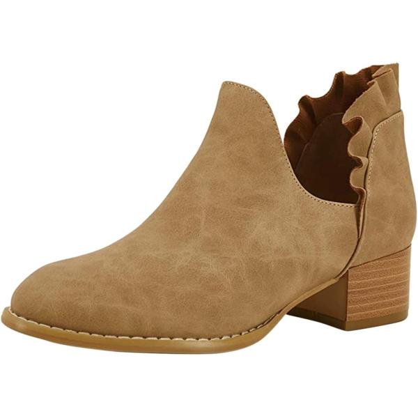 商品名Recent Orders Boots For Women Ankle Booties Womens Boots Cowboy Boots For Women Wide Calf Womens Fall Cutout Ankle Bo...