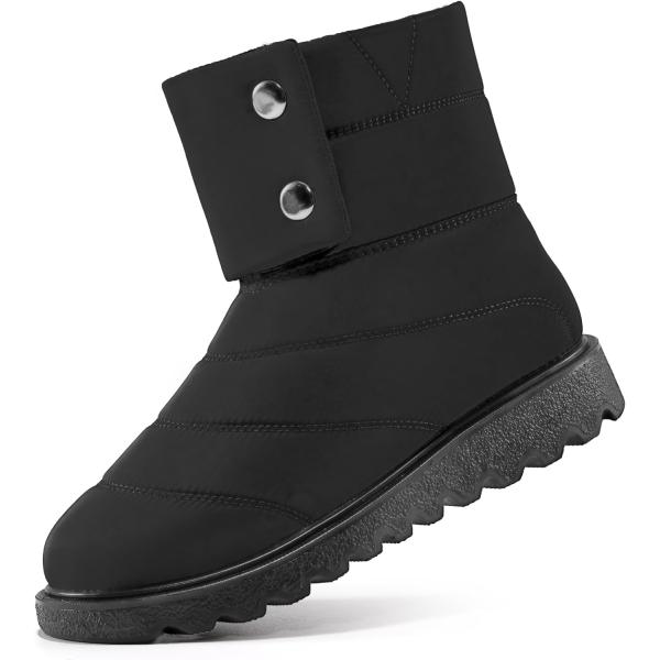 商品名HARENCE Winter Snow Boots for Women: Warm Fur Lined Comfortable Ankle Booties Non Slip Outdoor Waterproof Walking Wom...