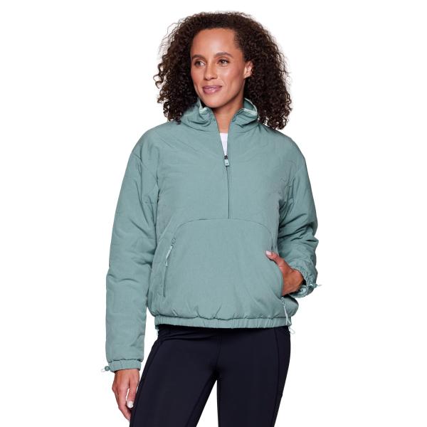 商品名:  Avalanche Women's 1/2 Zip Puffer, Partial Zip Up Quick Drying Puffer Jacket with Zipper Pockets, Mock Neck 1/4 Zip...